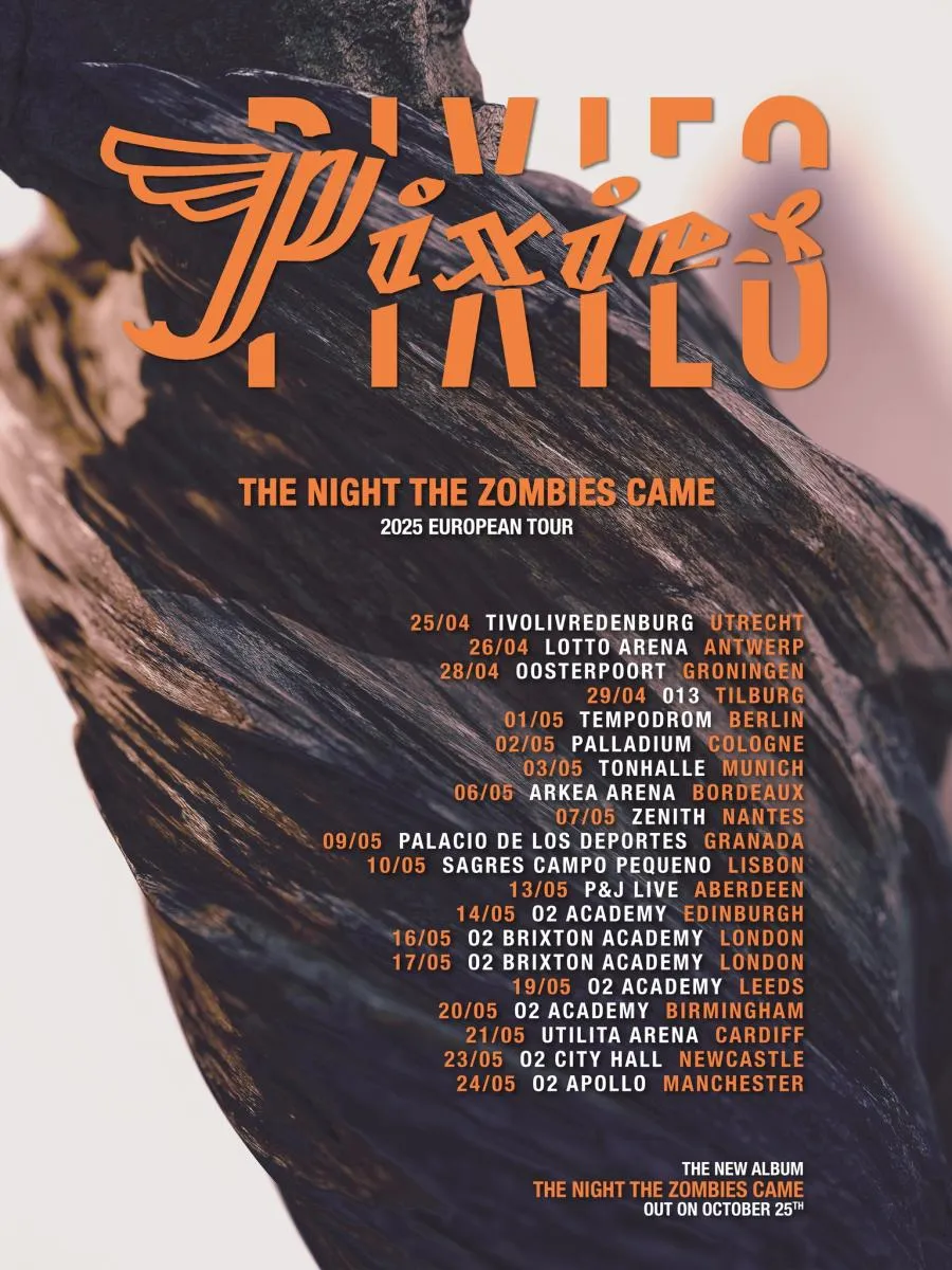 Evento Pixies - 10/05/2025 - Lisboa - Sagres Campo Pequeno - Portugal